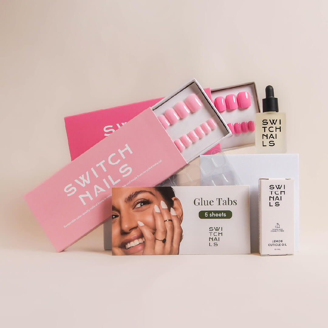 Flamingo & Bubblegum - Square – Switch Nails