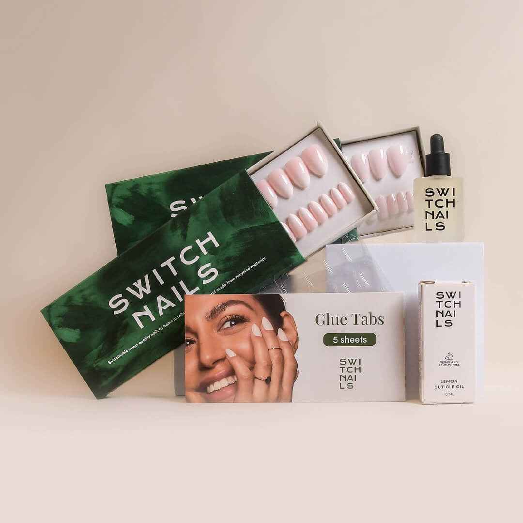 Ombre & Marshmallow - Almond – Switch Nails
