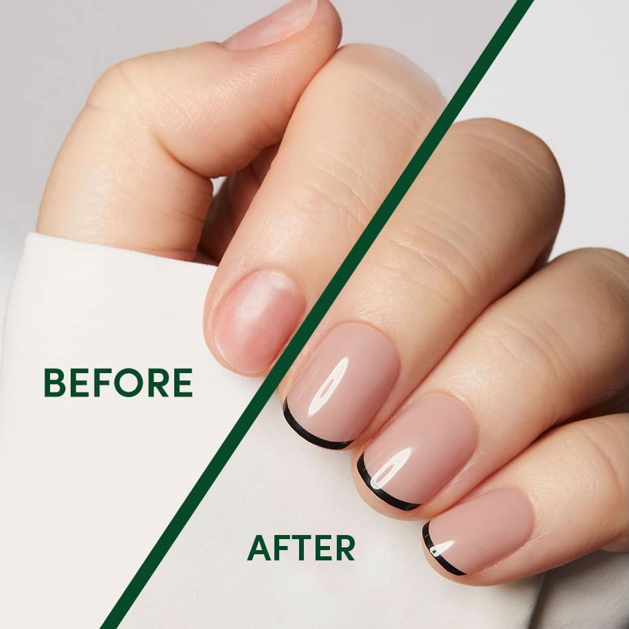 Black Micro French - Square – Switch Nails