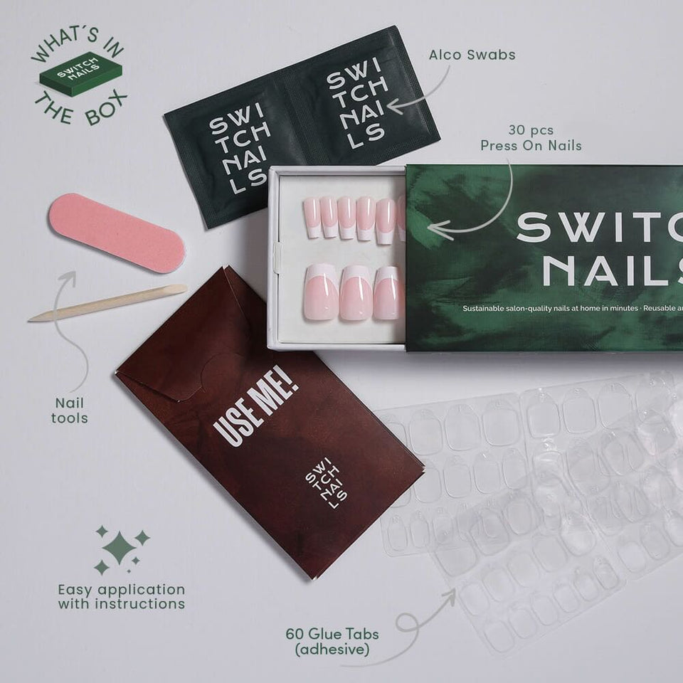 French - Ballerina – Switch Nails